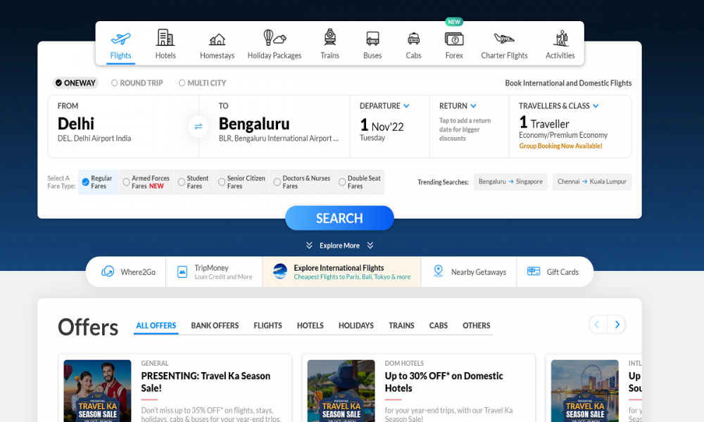 Makemytrip Review: Book flights, hotels, holiday packages, and cabs ...